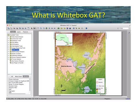 The Whitebox Geospatial Analyisis Tools Project And Open Access Gis Ppt