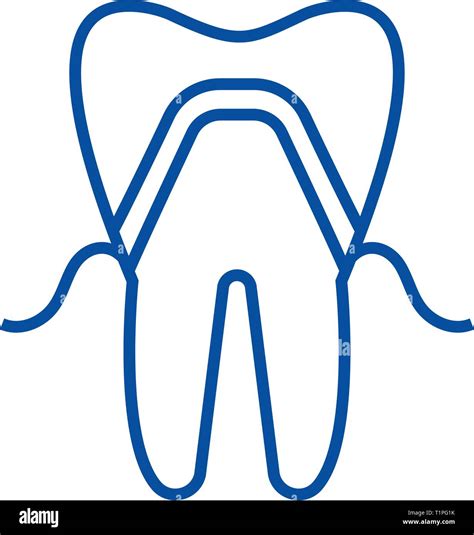 Prosthetics Line Icon Concept Prosthetics Flat Vector Symbol Sign Outline Illustration Stock