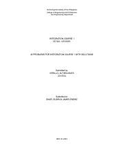 Integration Problems With Solutions Algebra Trigonometry Course Hero