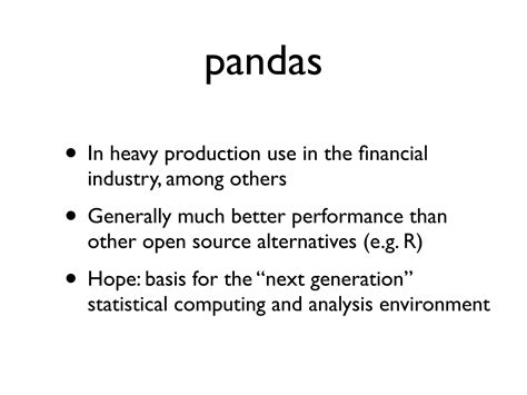 Pandas Powerful Data Analysis Tools For Python Pdf