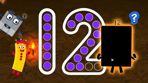 Numberblocks 12 Magic Run Numberblocks Twelve Adventure Number Counting Explore Youtube
