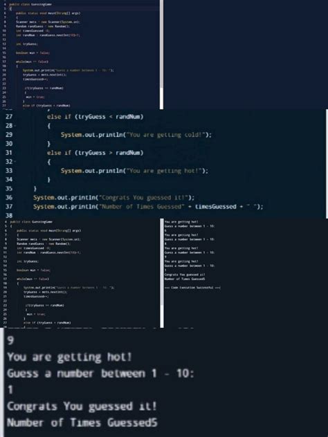 Finished A Number Guessing Game With Java Harini Harini Posted On The Topic Linkedin