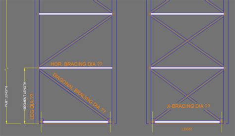 Tower Profile Using Lisp Autolisp Visual Lisp And Dcl Autocad Forums