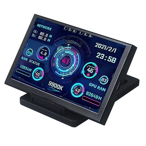 5 Inch Ips Micro Usb Secondary Screen Computer Temperature Monitor Pc Sensor Panel Dynamic