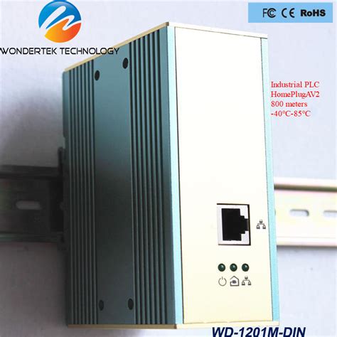 Qualcomm Chips Din Rail Industrialpowerline Ethernet Bridge For Telecommunication Powerline