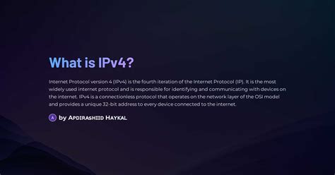 What Is Ipv4