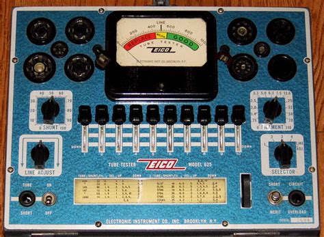 Vintage Eico Tube Tester Model 625 Metal Cabinet Eico E… Flickr