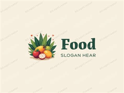 활기찬 음식 로고를 위한 당신의 타이포그래피 로고 생성기 Ailogocreator
