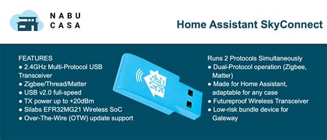 Skyconnect Home Assistant Pen Usb Zigbee Com Suporte Para Thread Matter