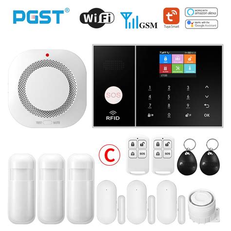 PGST Умная система сигнализации жизни для дома WIFI GSM охранная ...