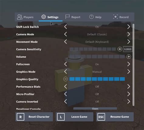 New Escape Menu No Longer Allows Decimal Inputs For Camera Sensitivity Engine Bugs Developer