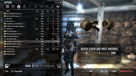 Armbinders To Rope Bindingswrist Cuffs Framework And Resources Loverslab