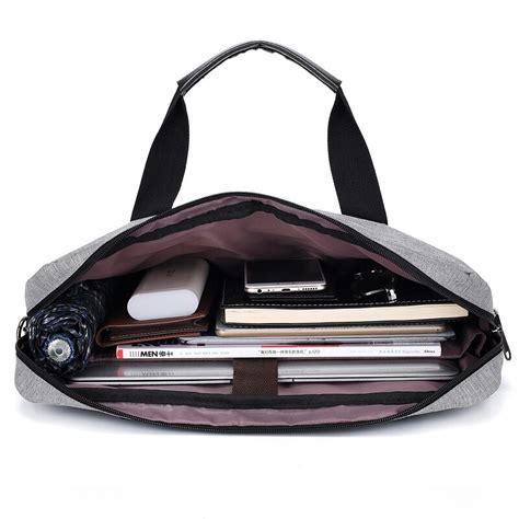 Forretningsmappe Mænd Mappe 156 Tommer Laptop Arb Grandado