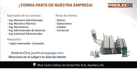 Prolec Energy On Linkedin En Prolec Ge Constantemente Buscamos El Mejor Talento Para Integrar A…