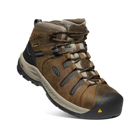 Keen Mens Flint Ii Mid Waterproof Steel Toe Work Boot
