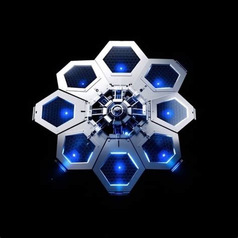 Free Hexagonal Space Station Image Spacecraft Hexagonal Geometric Download At Stockcake