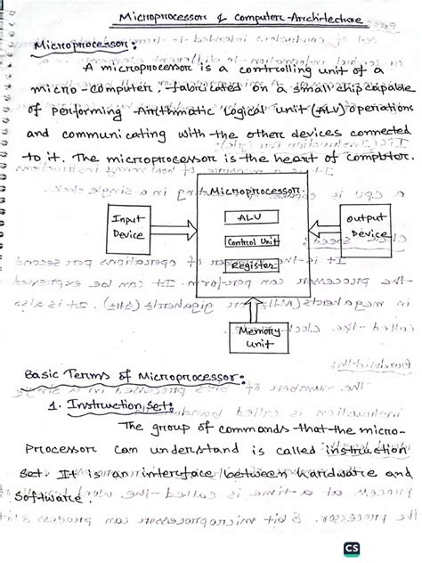 Microprocessor Note Pdf