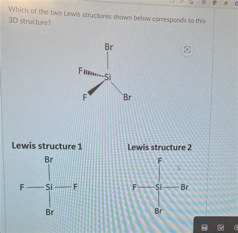Solved Which Of The Two Lewis Structures Shown Below