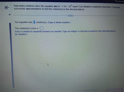 1÷ How Many Solutions Does The Equation