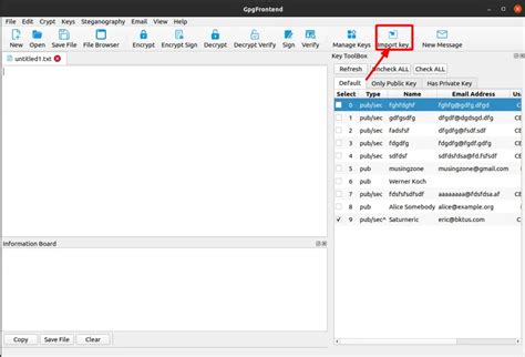 Import Export Key Pair Gpgfrontend