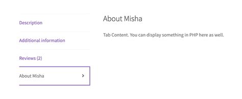How To Create Custom Product Tabs In Woocommerce