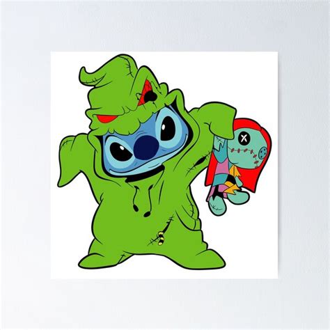 Stitch As Oogie Boogie Poster For Sale By Gh0st3d555 Redbubble