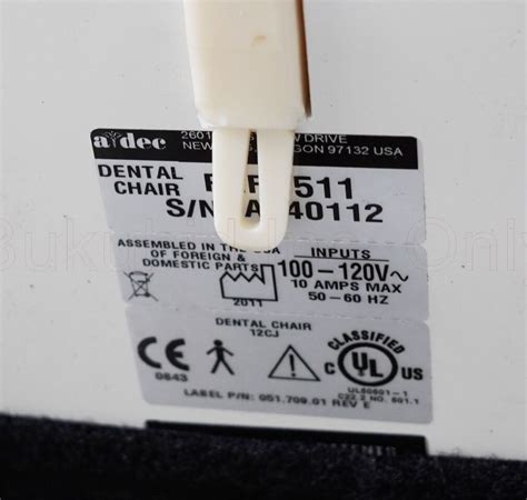 Used A Dec Adec 511 Dental Chair With Adec 332 Delivery Unit And Adec 6300 Light Dental Chair