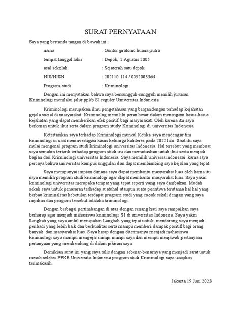 Essai Ppkb Ui Uta Pdf