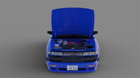 Nissan Sileighty Sil80 Mako Sato Style Initial D 3d Model Turbosquid 2207009