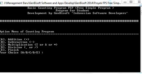 source program penghitung keliling dan luas persegi dengan menggunakan