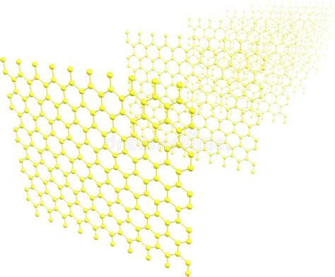 Graphene Layer Structure Schematic 3d Model Stock Illustration Illustration Of Hexagonal