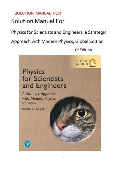 Solution Manual For Physics For Scientists And Engineers With Modern