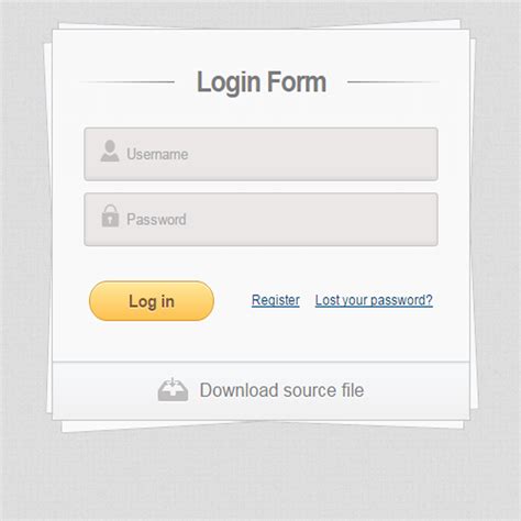 Desain Form Login Html Dan Css Gratis Untuk Website Anda Tutorialpedia