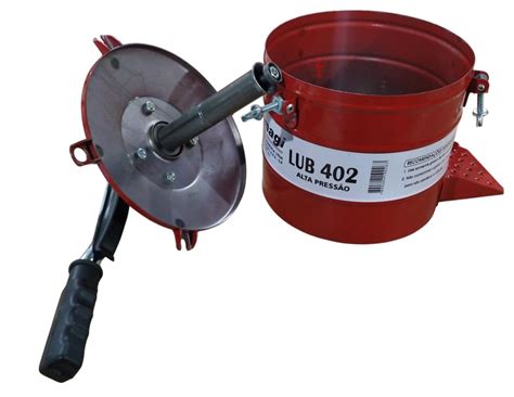 Bomba Manual Para Graxa Alta PressÃo 4kg Engraxadeira 4 Kg Lumagi Lub402