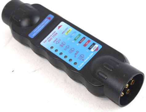 7 Pin Car Trailer Caravan Towing Tow Bar Light Wiring Circuit Tester Plug Socket Econosuperstore