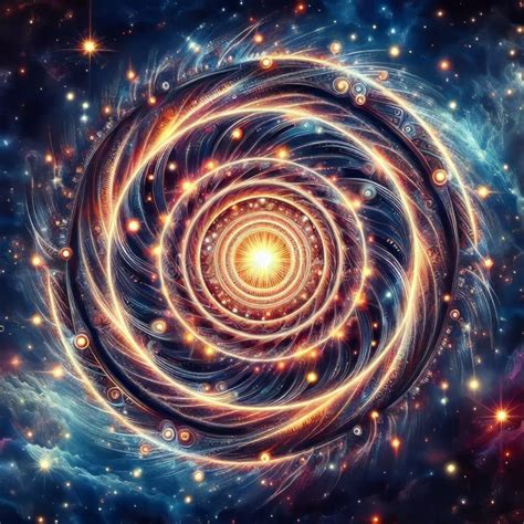 Stellar Loop Circular Star Patt Stock Illustration Illustration Of