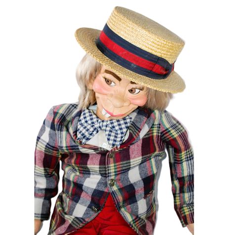 1950s Professional Mortimer Snerd Ventriloquist Dummy Doll