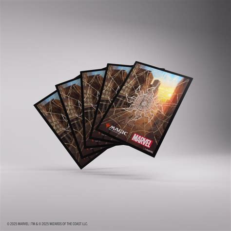 Gamegenic Mtg Marvels Spider Man Premium Art Sleeves Plains