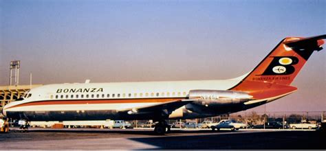Bonanza Air Lines Douglas Dc 9 10 Fun Jet Cavalcade Of Wings