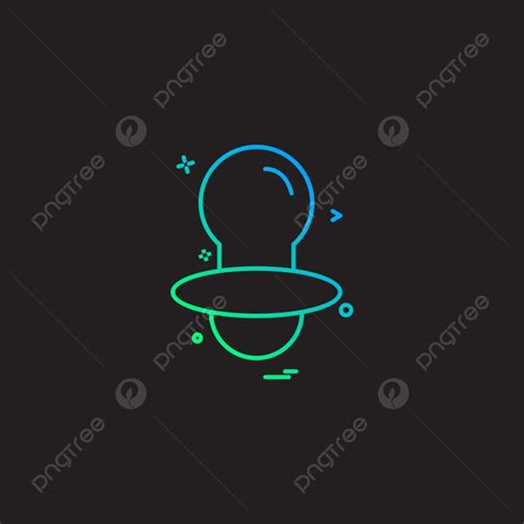 Nipple Vector Hd Images Nipple Icon Design Vector Soother