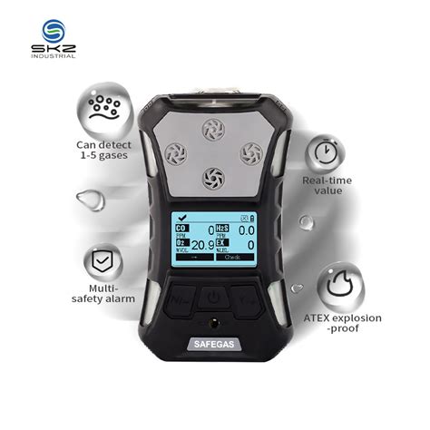 100 Vol N2 Sensor Nitrogen Gas Analyzer Detector Skz2054c Atex Certified Gas Detector Handheld