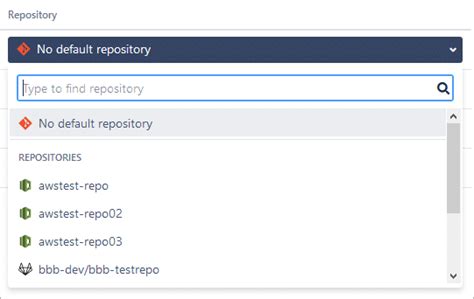 Default Repository Feature Git Integration For Jira Cloud