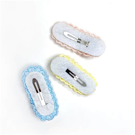 산리오 인기 캐릭터 똑딱헤어핀 머리핀 여아집게핀 5개세트 카멜