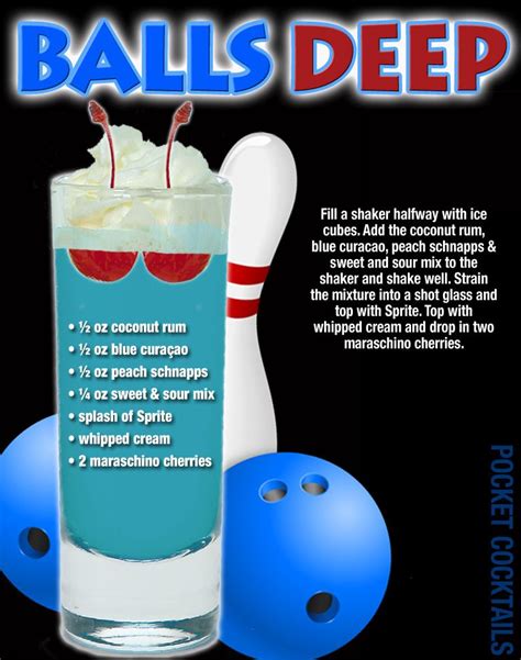Balls Deep Pocket Cocktails