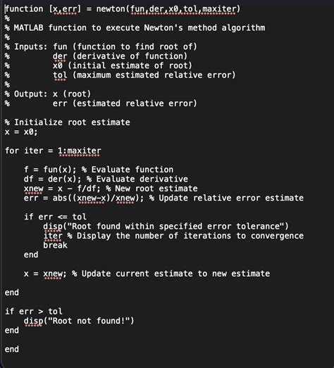 Solved Employ The Newton Raphson Method To Determine A Chegg