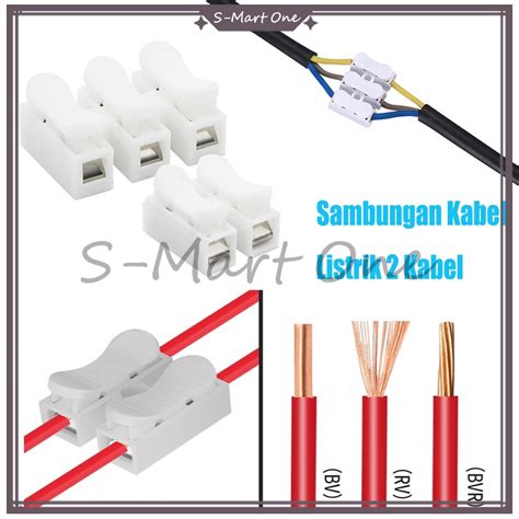 Jual Harga Grosir Pcs Kabel Terminal Quick Connector Cable Sambung Alat Mudah Menyambung