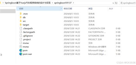 Springboot基于vuejs汽车租赁系统的设计与实现59137（程序源码数据库调试部署开发环境） Csdn博客