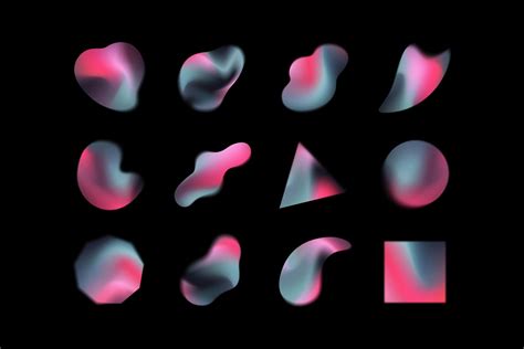 Download Soft Gradient Shapes Collection