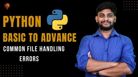 Common File Handling Errors Python Beginner To Advance Python