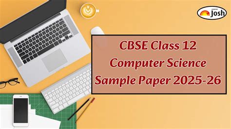 Cbse Class 12 Computer Science Sample Paper 2025 26 Download Model